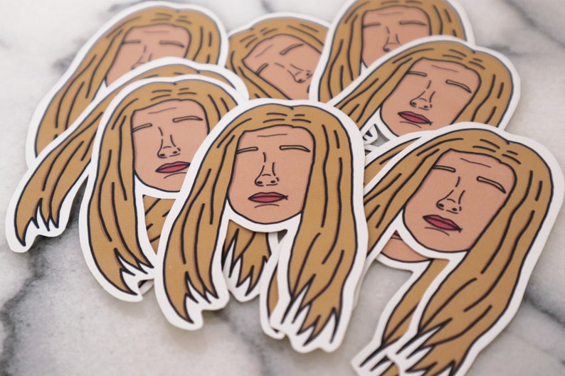 Rachel Green Friends Tv Show Sticker Autocollant Stickers Etsy