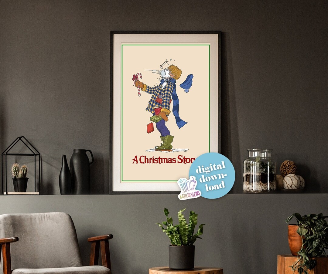 A Christmas Story Printable Movie Poster Download 1980's Art Print Film ...
