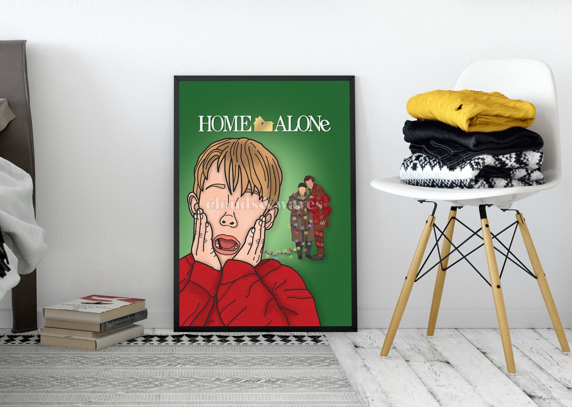 Home Alone Printable Movie Poster Download | 1990's Art Print Film ...
