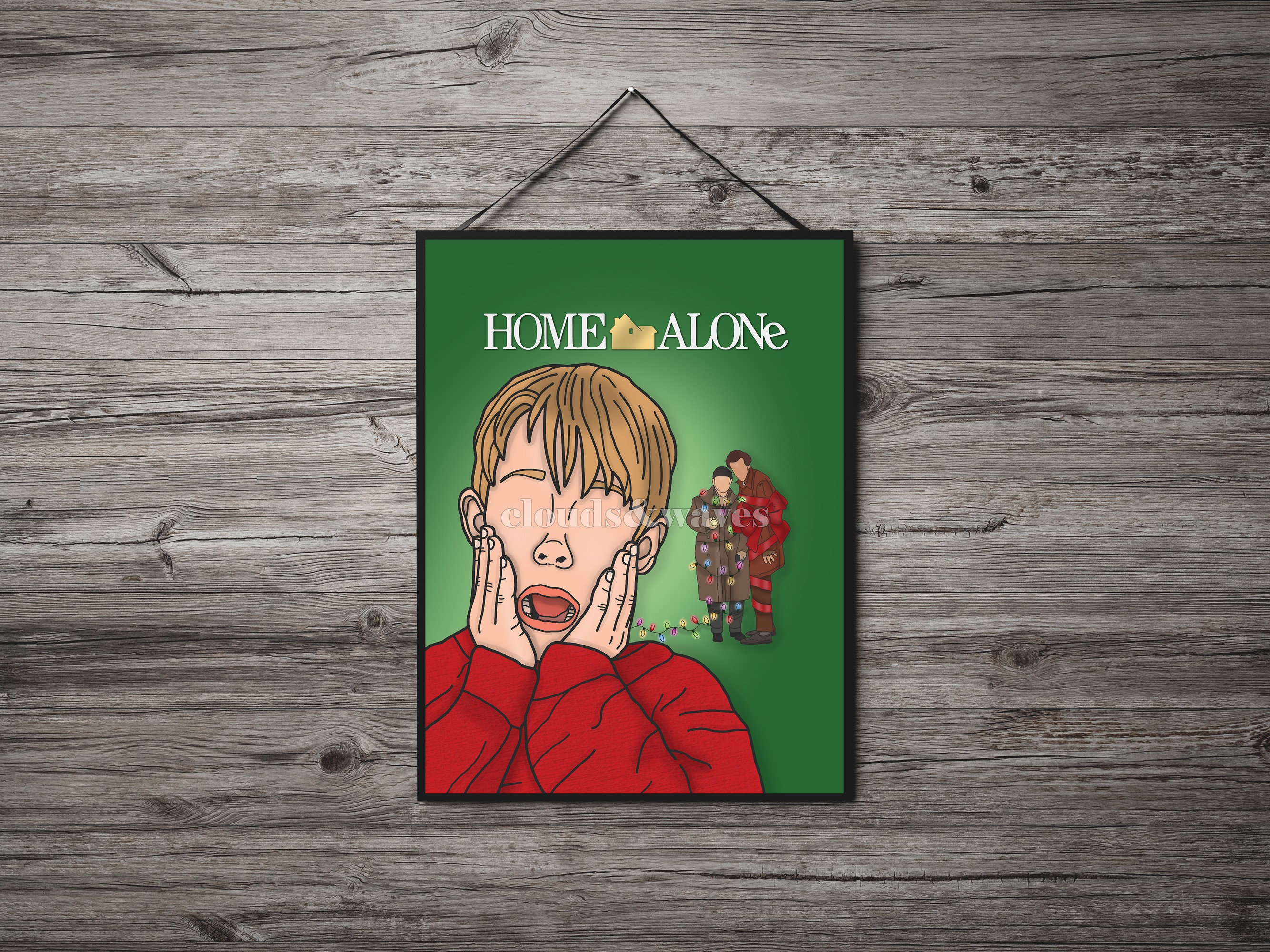 Home Alone Printable Movie Poster Download | 1990's Art Print Film ...