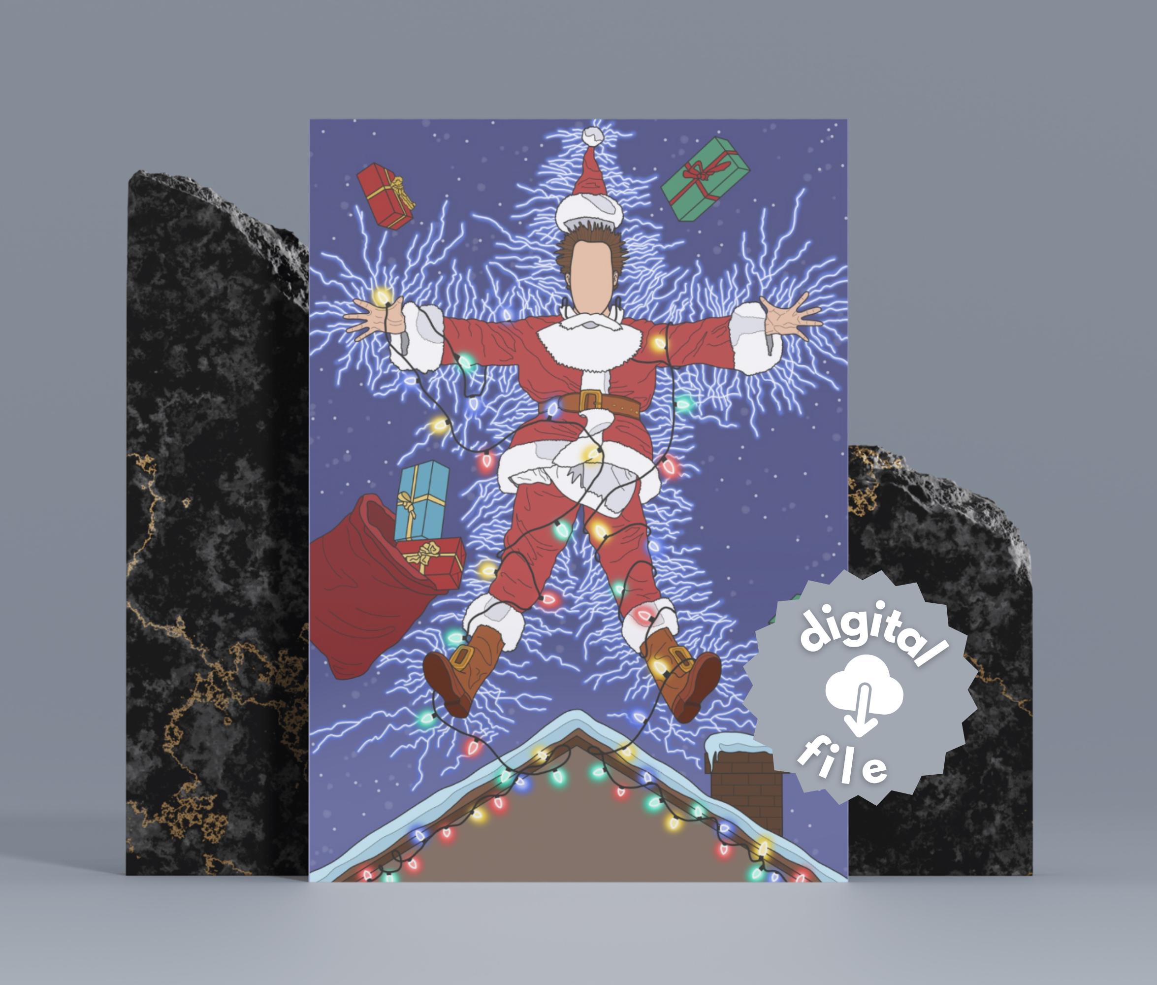 National Lampoon's Christmas Vacation Movie Poster (digital Download ...