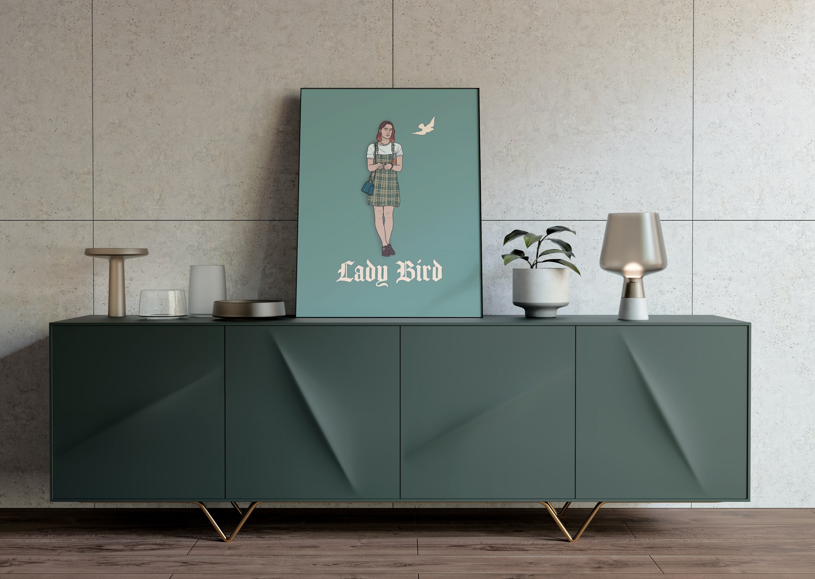 Lady Bird Movie Printable Poster Download Lady Bird Fan Art - Etsy