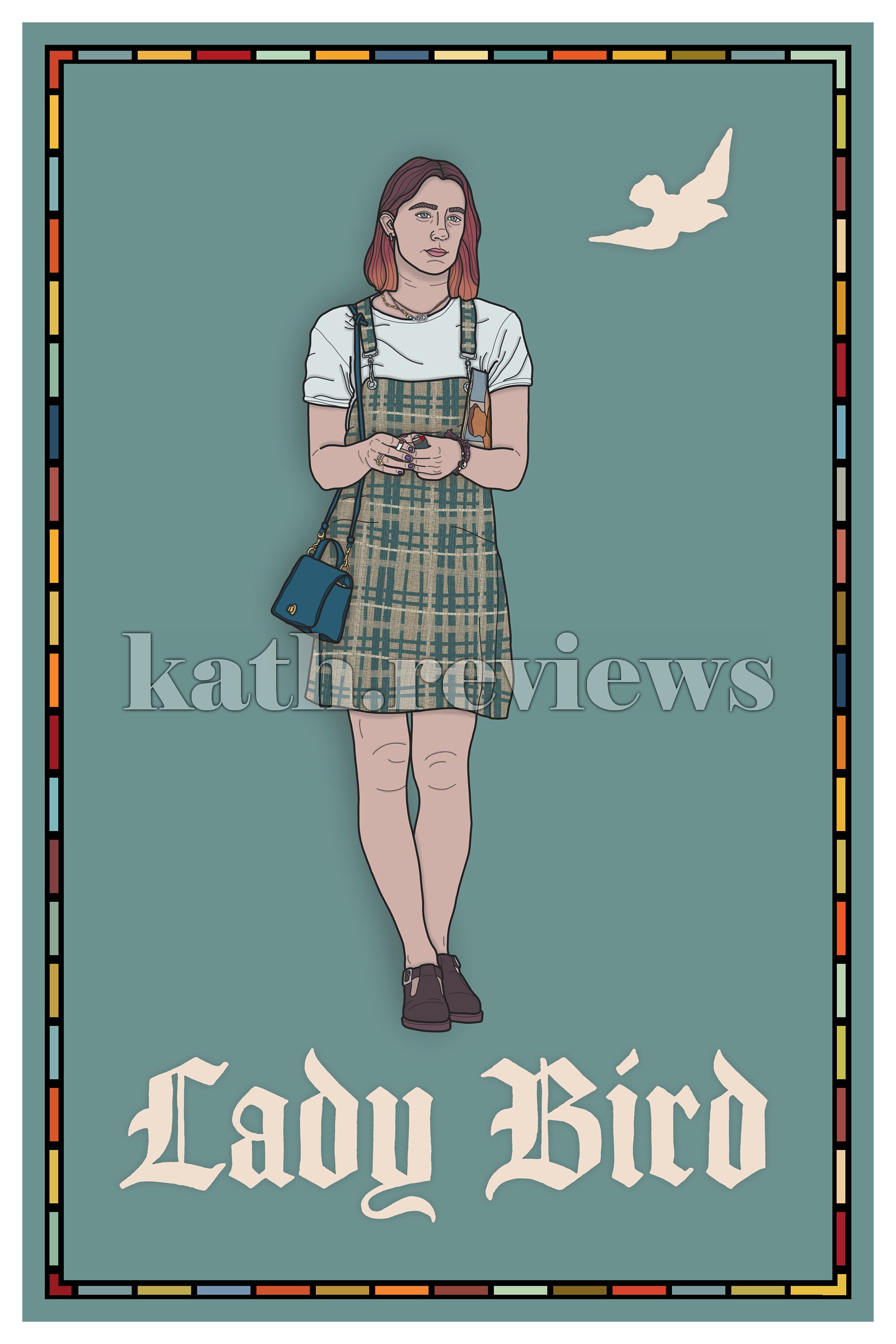 Lady Bird Movie Printable Poster Download Lady Bird Fan Art - Etsy