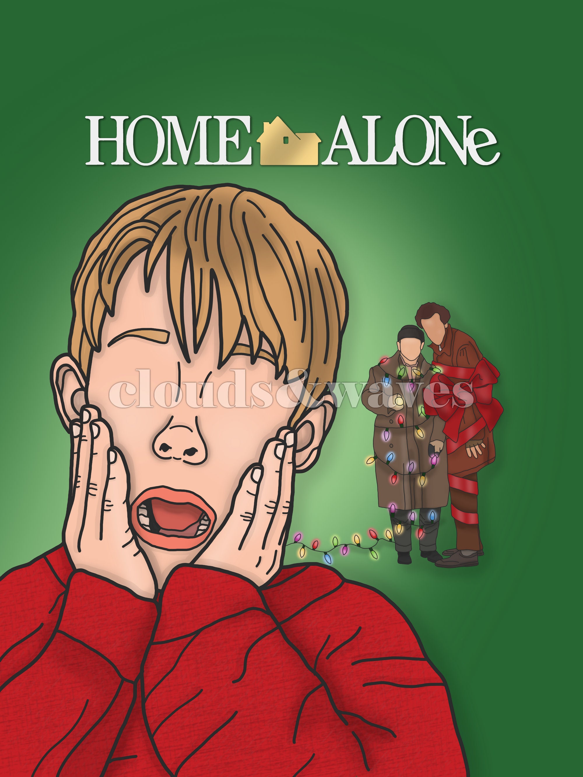 Home Alone Printable Movie Poster Download | 1990's Art Print Film ...