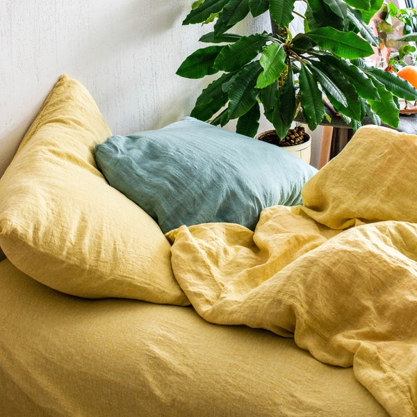 Natural Linen Duvet - Etsy