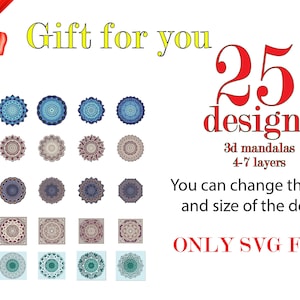 JOUR DU PÈRE ,Je t’aime papa mandala 3D , 4-5 couches, Téléchargement ...