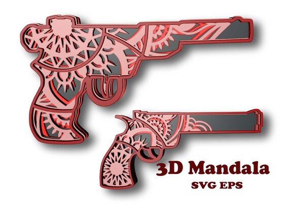 WEAPONS 4 Layers Digital Download Svg Eps Files - Etsy