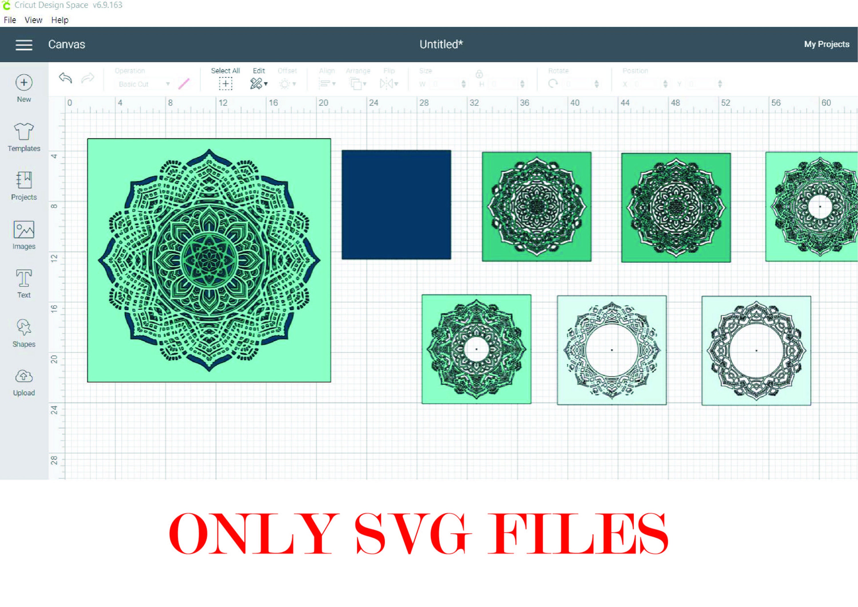25 designs mandalas 3d mandala templates 4-7 layers | Etsy