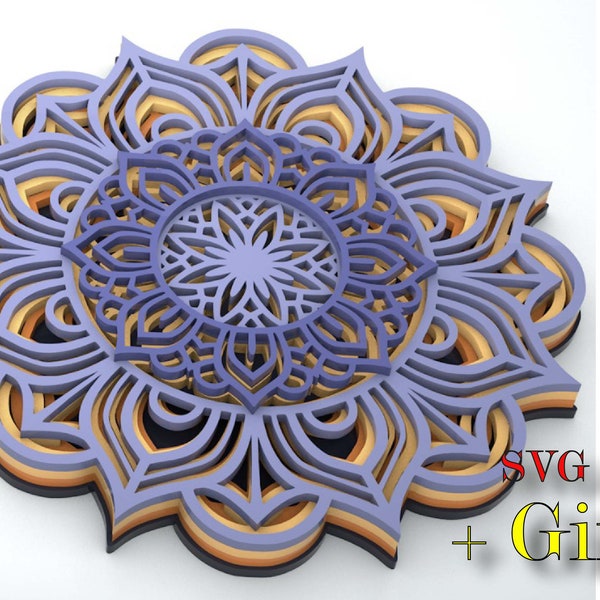 Mandala 3d Pattern - Etsy