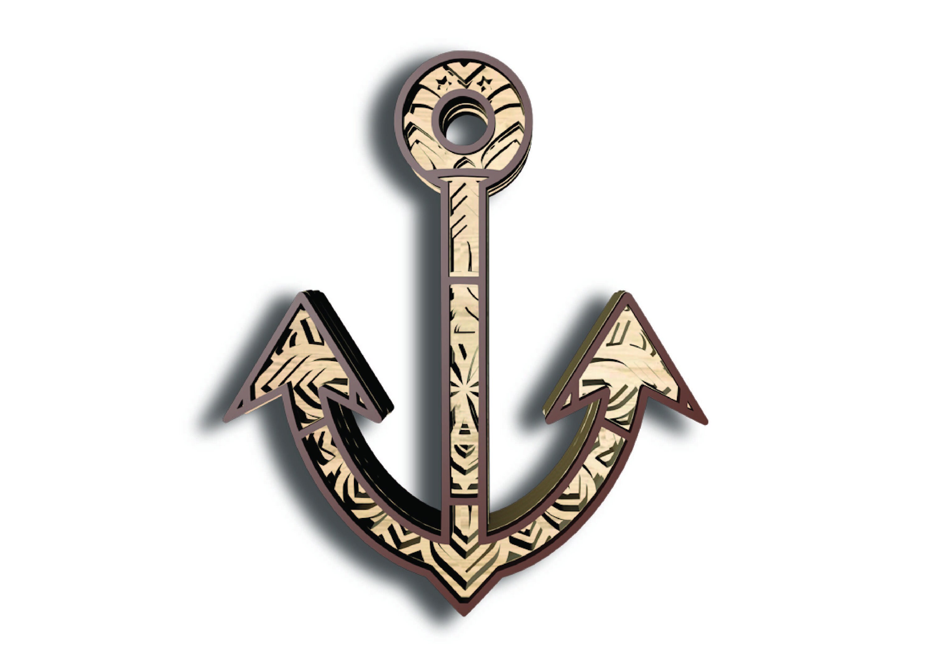 Anchor Bundle 3D Mandala 4 Layerssvg Eps Files Digital - Etsy