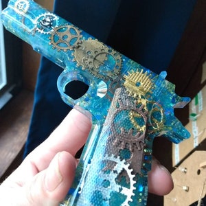 Unique resin gun paperweight or wall decor with bulletassorted | Etsy