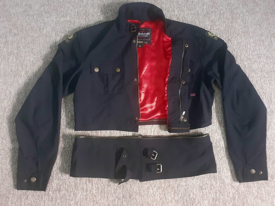 Belstaff Jacket Mens Coat Motorcycle England Black GOLD Label - Etsy