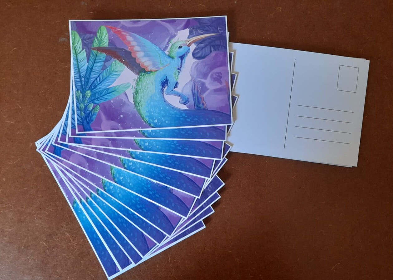 Hummingbird Dragon - Etsy