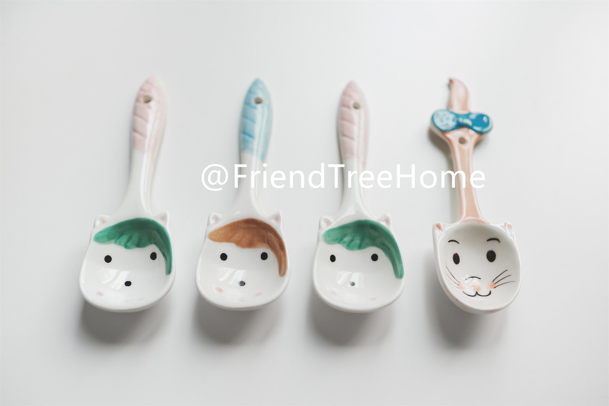 Ceramic Spoons Set Animal Spoons Cute Ceramic Spoon Coffee - Etsy Canada