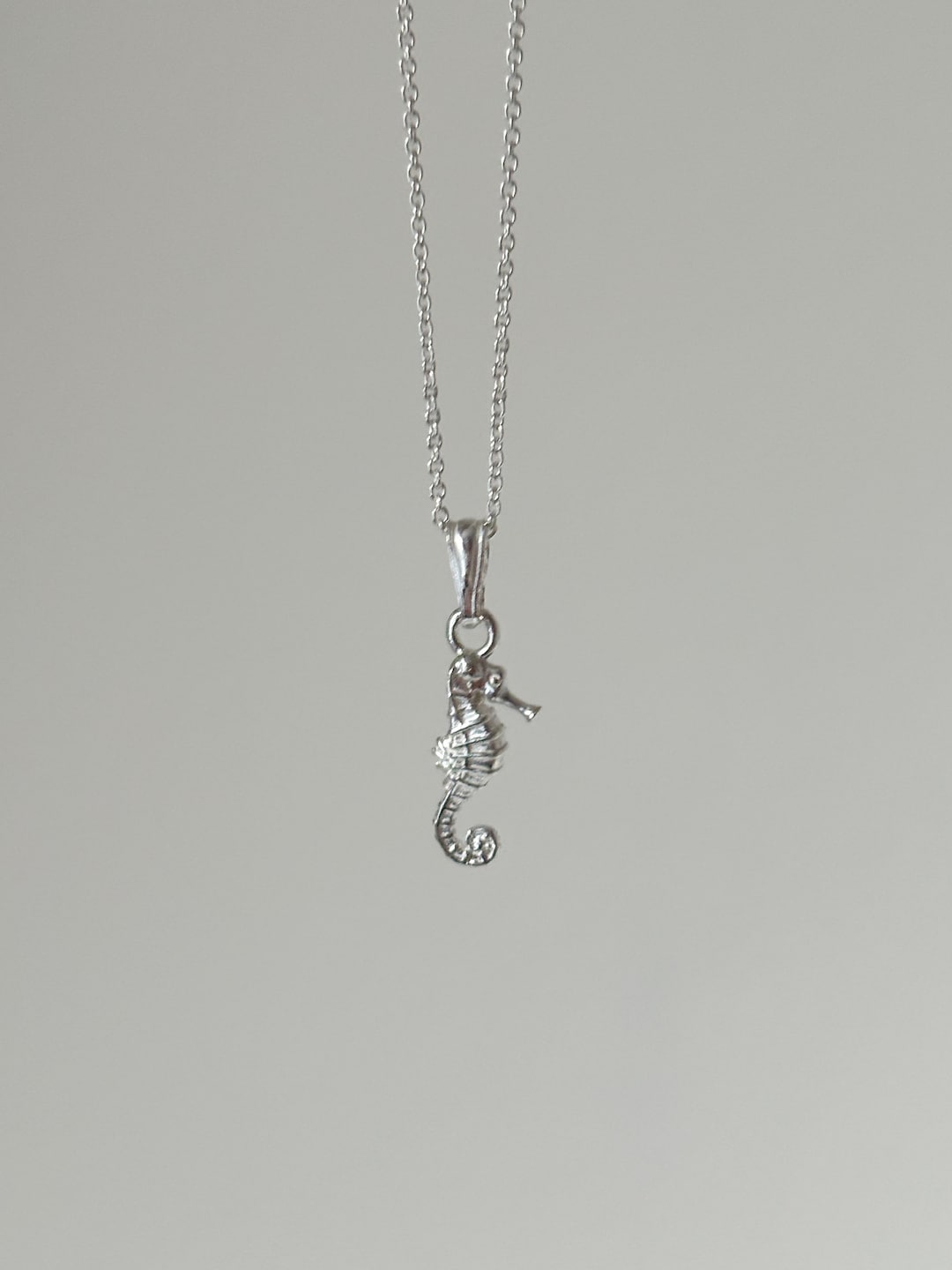 Sterling Silver Seahorse Pendant Necklace, Seahorse Pendant Necklace ...