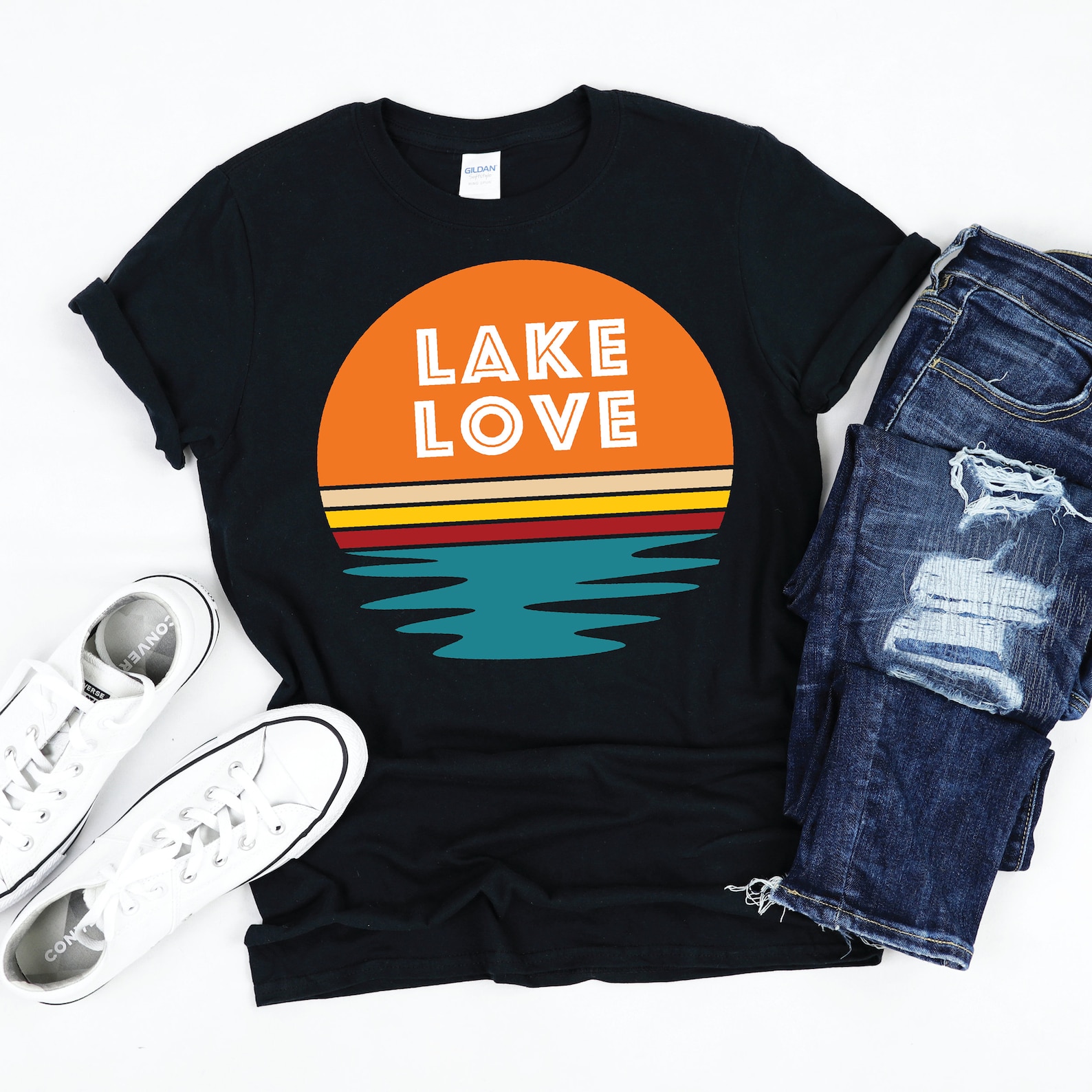 Lake Love Fun T-shirt, Fun Shirt Women, Fun Shirt Men Summer, Boating ...