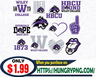 Wiley College Logo - Etsy UK