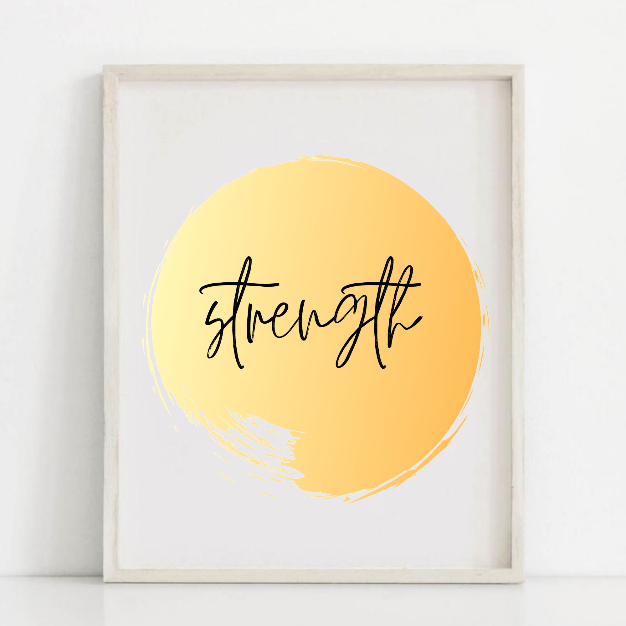 Strength Printable Art, Home Decor, Inspirational, Strength Quote ...