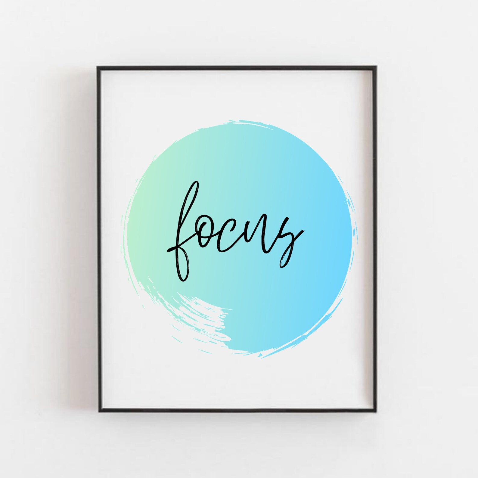 Focus Printable Art, Decoración del hogar, Inspirador, Focus Quote ...
