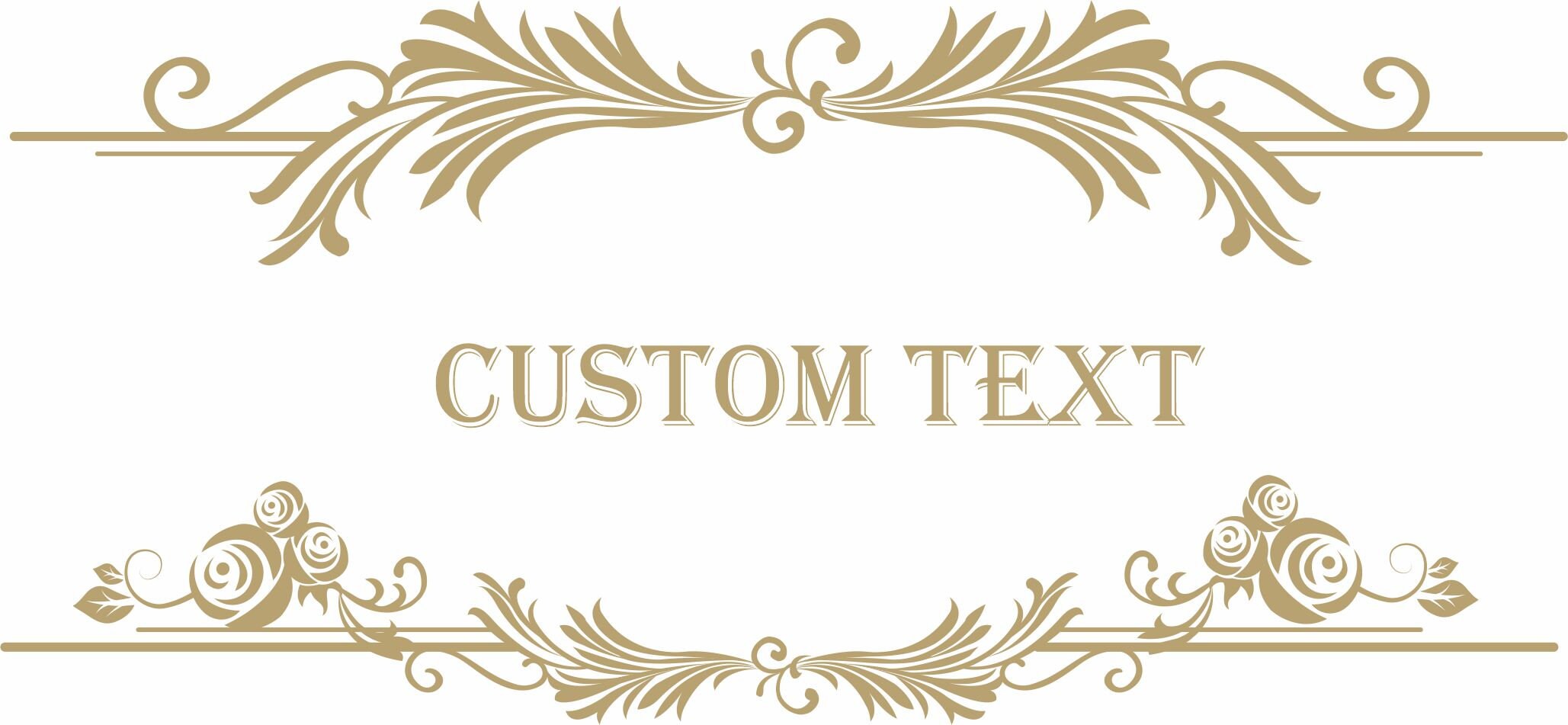 Gold Frame SVG Eps Ai Png Dfx Jpeg Digital Download - Etsy UK