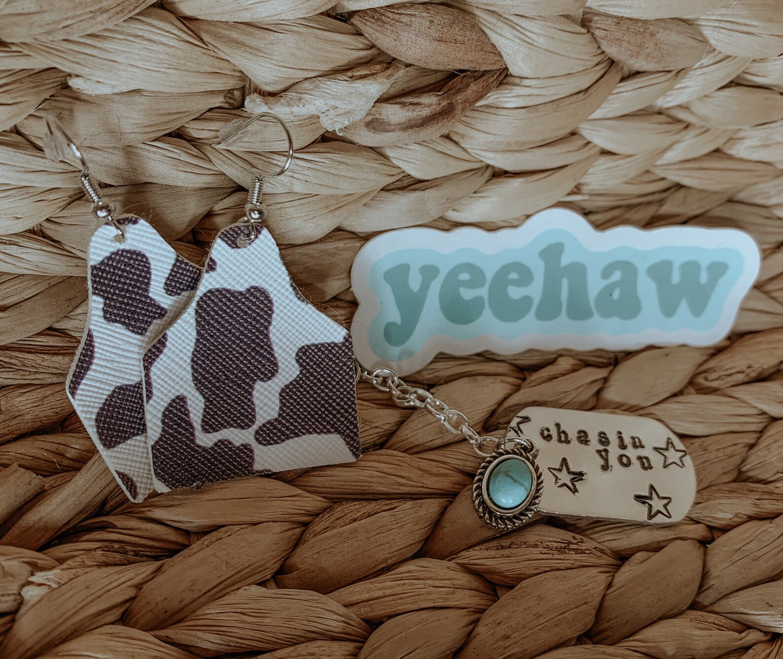 Stamped Western Keychains | Etsy