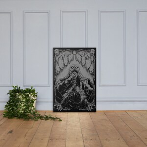 Gluttony | Canvas Print | Original Art | Wall Decor | Wall Hanging ...