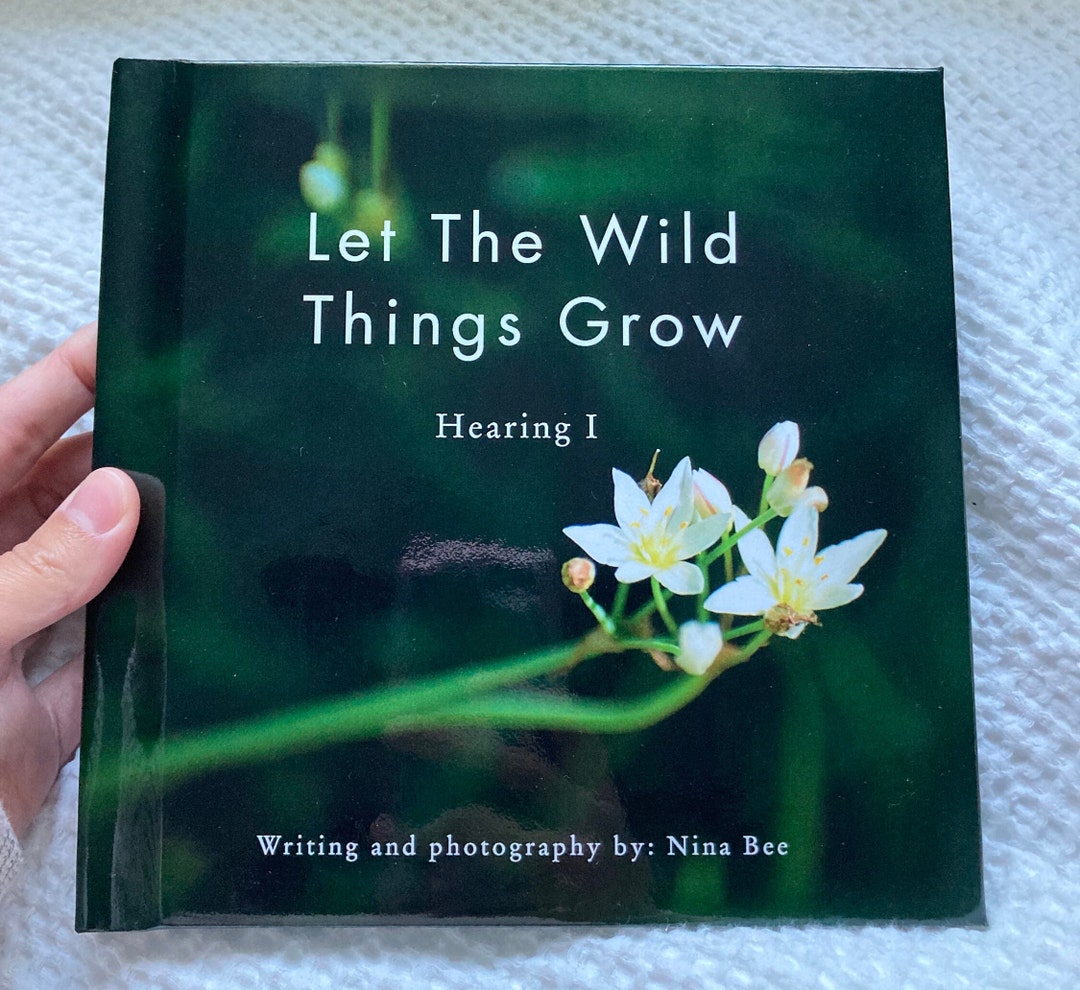 Uniquely Crafted Book Let the Wild Things Grow Hard Cover - Etsy
