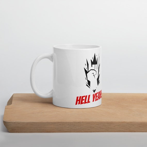 Hell Yeah coffee mug Oh Hell Yeah typography Coffee Mug | Etsy