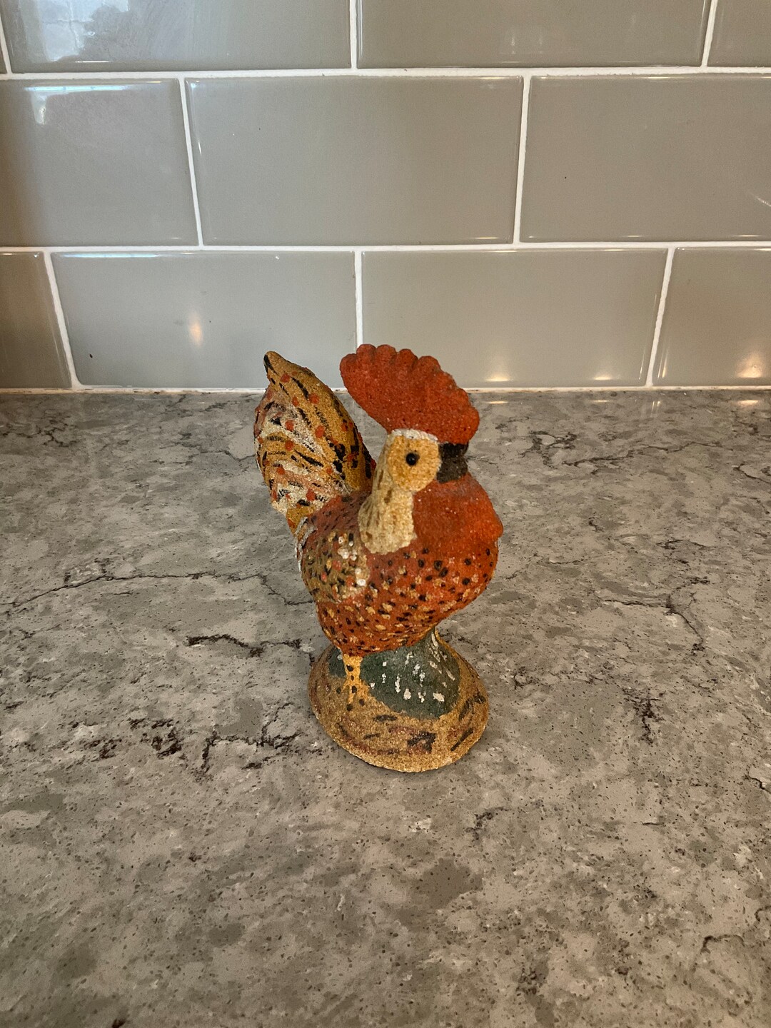 Sand Rooster Made in Iowa Vintage - Etsy