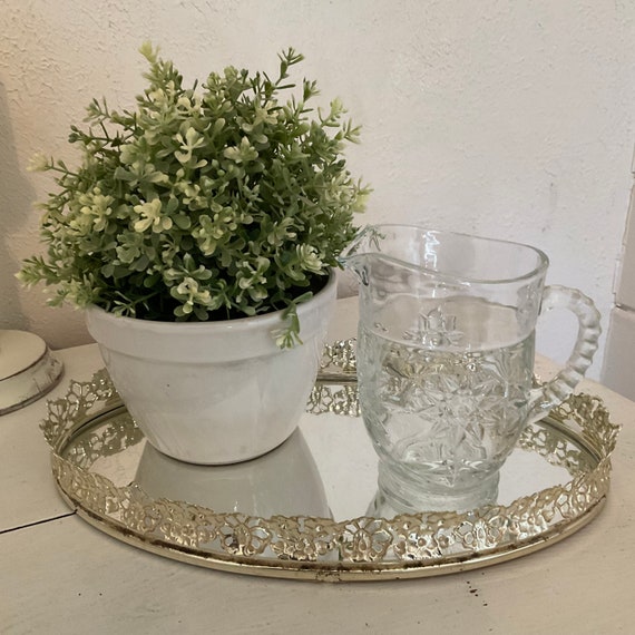 Drink & Barware Home & Living Vintage Pint Pitcher Prescut Clear By ...