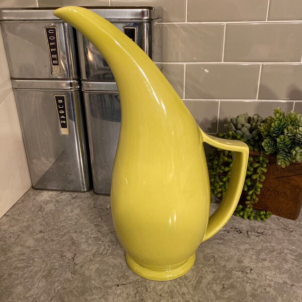 Red Ceramic Pitcher - Etsy