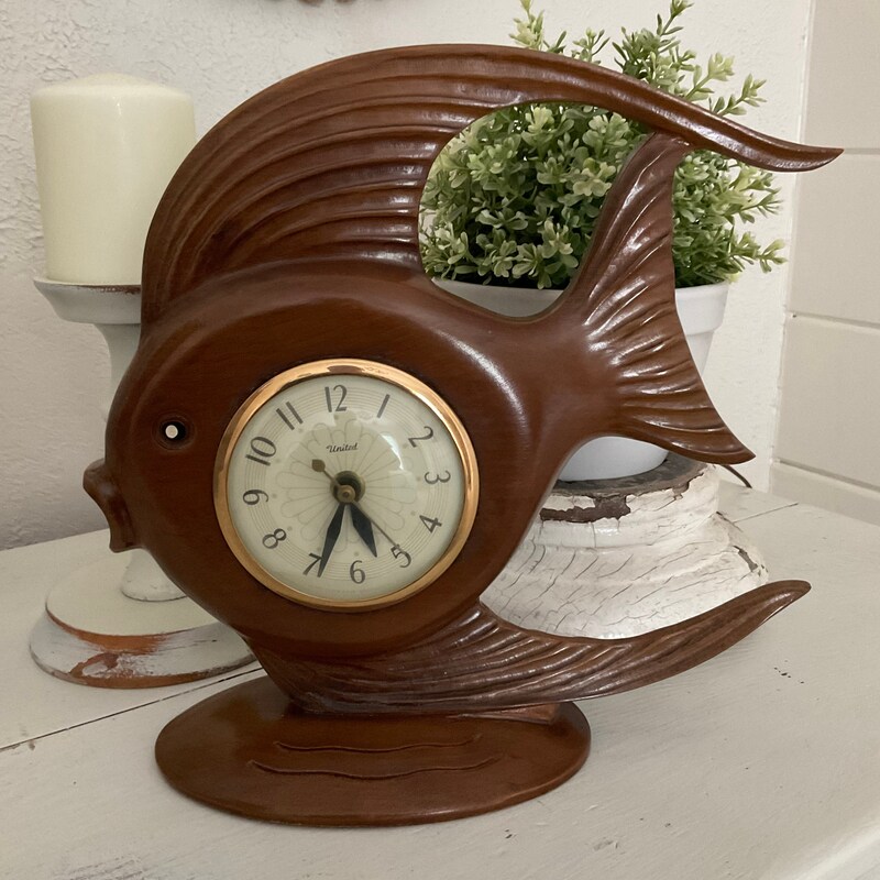 Fish Clock - Etsy