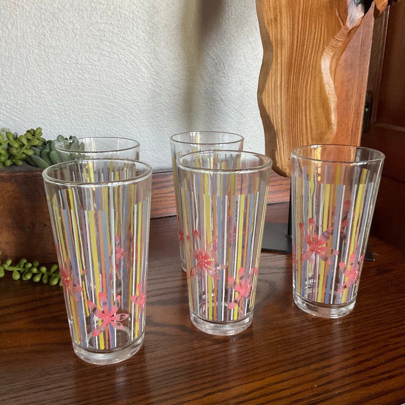 Striped Glasses - Etsy