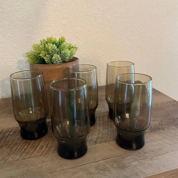 Brown Glassware - Etsy