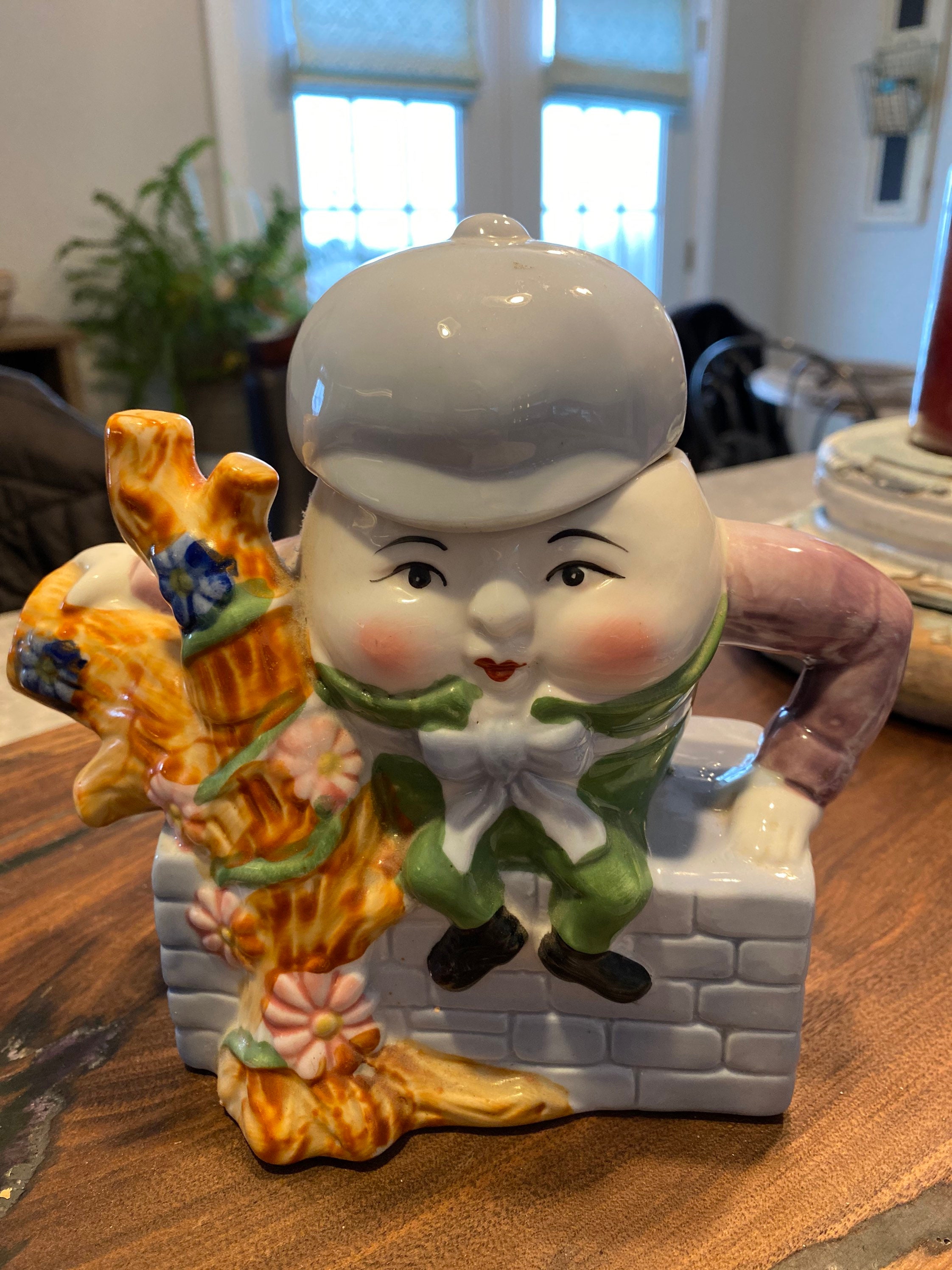 Humpty Dumpty Teapot With Limb 1970s - Etsy