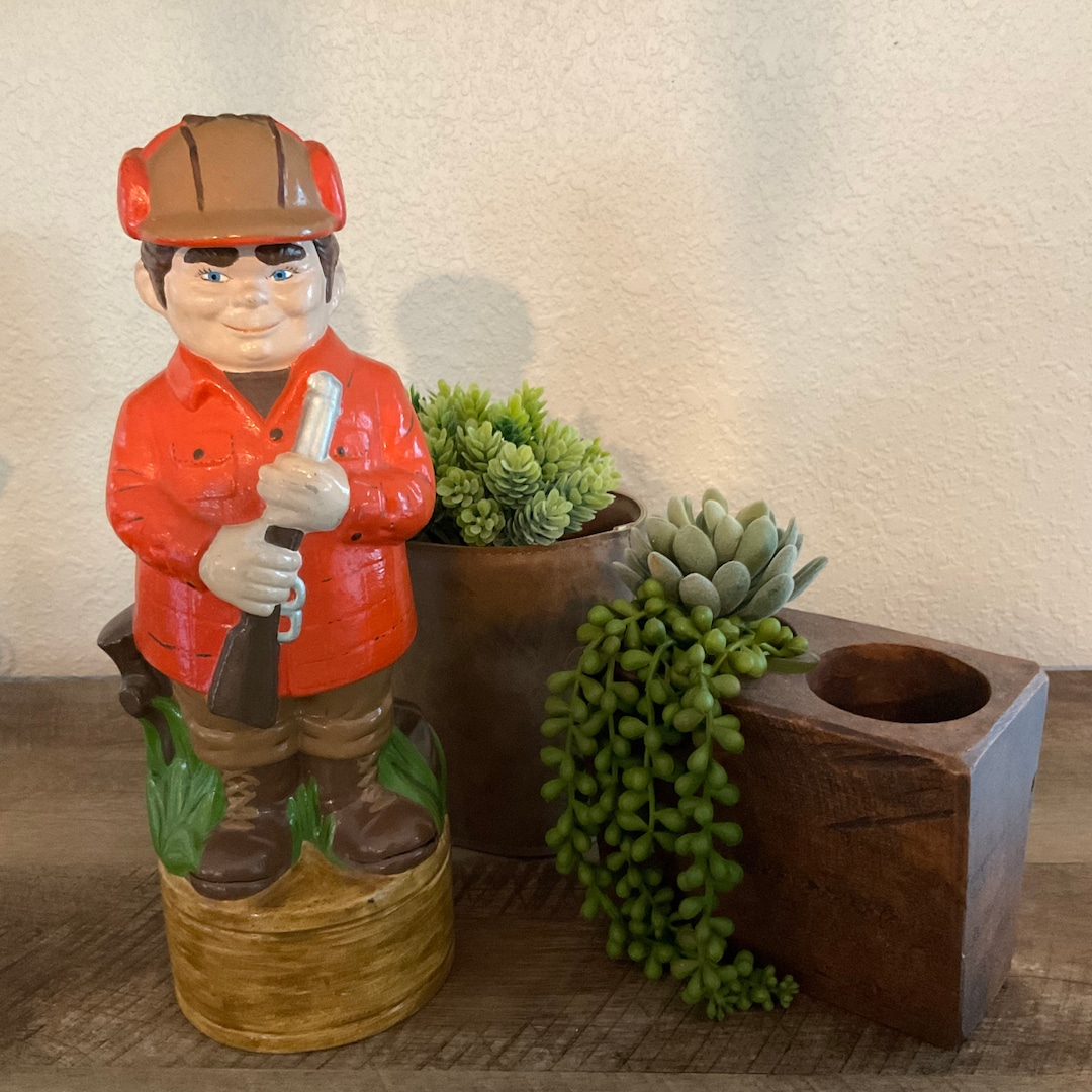 Vintage Ceramic “hunter” Liquor Decanter Alberta Molds 1970s - Etsy