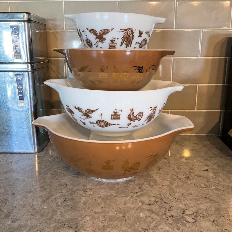 Pyrex Nesting Bowls - Etsy