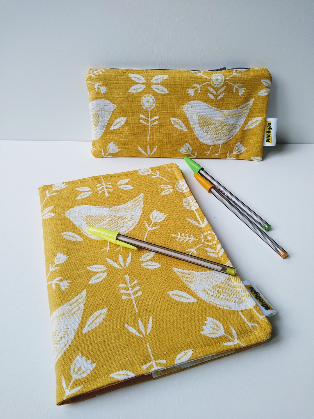 Scandi Design Notebook, A5 Notebook Cover, Fabric Journal Cover ...