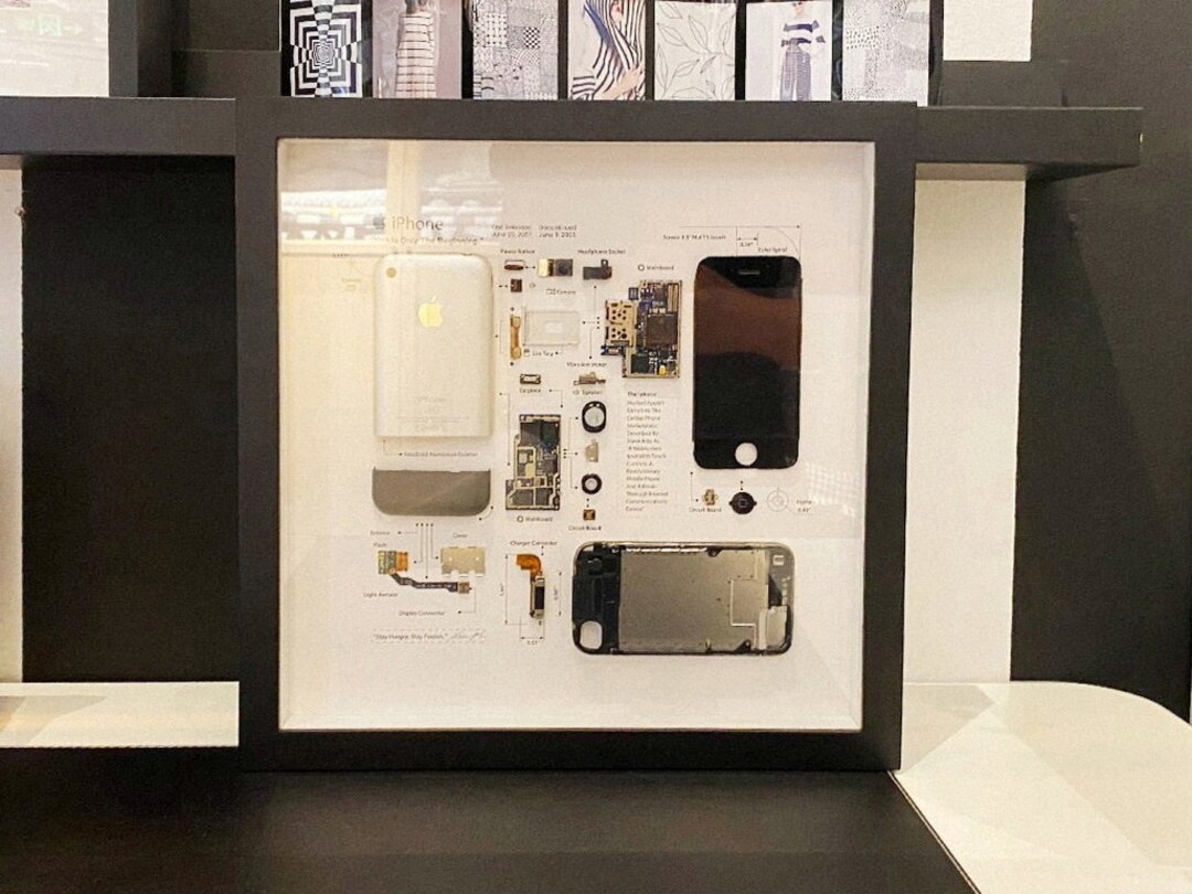 All Models Real Framed iPhone Wall Art Disassembled Gift for - Etsy ...