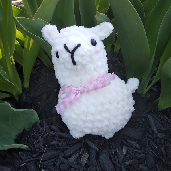 Fluffy Llama Plush - Etsy