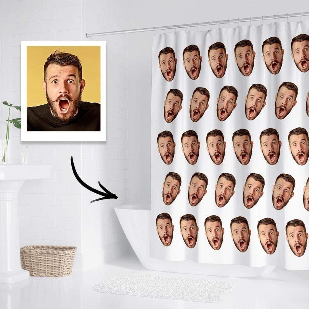 Custom Shower Curtaincustom Photo Shower Curtains Custom - Etsy