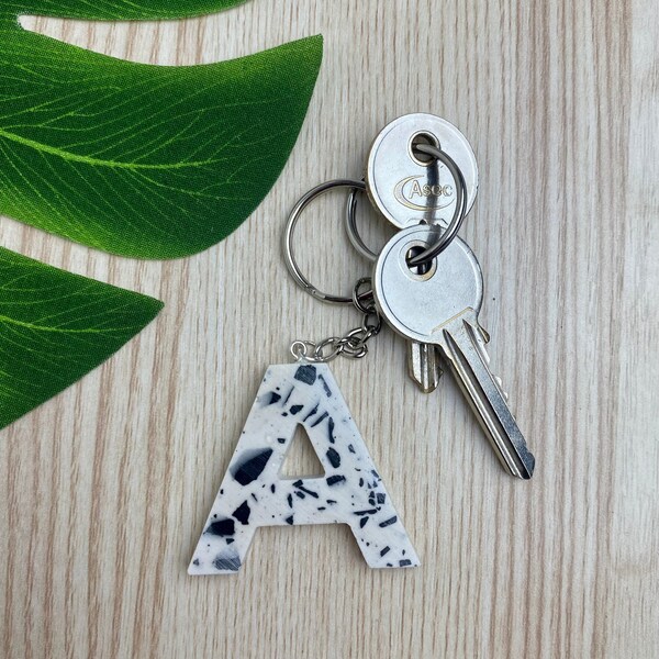 Letter Keyring - Etsy
