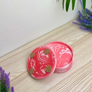 Pink Marbled Coaster, Terrazzo Coasters, Coasters, Coaster, Drinks ...