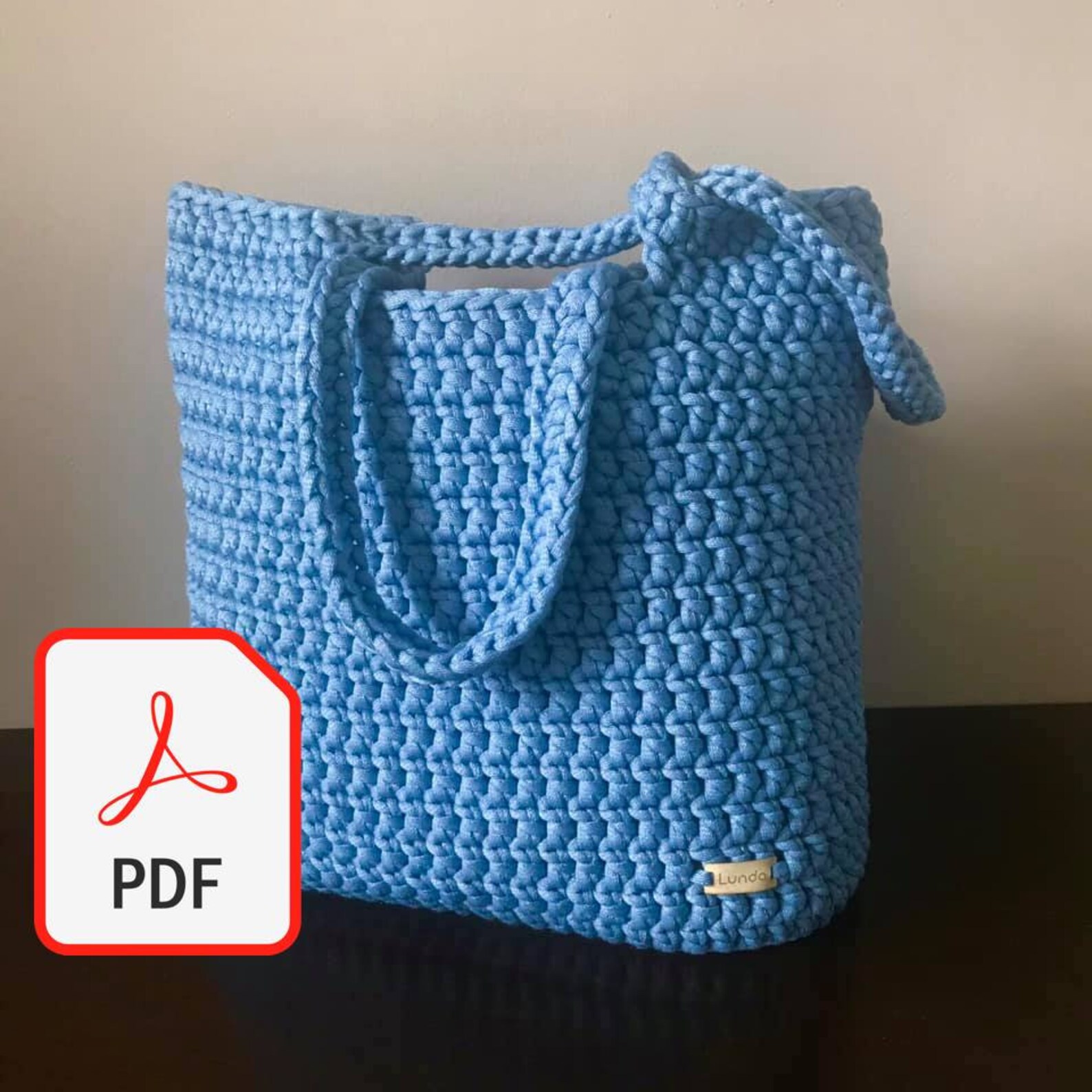 Crochet Tote Bag Pattern, PDF Pattern, Easy Crochet Bag Pattern, Tote ...