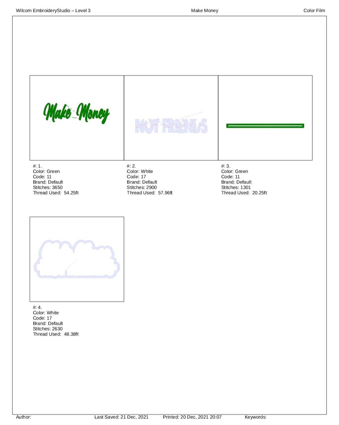 Make Money Not Friends Embroidery Design - Etsy