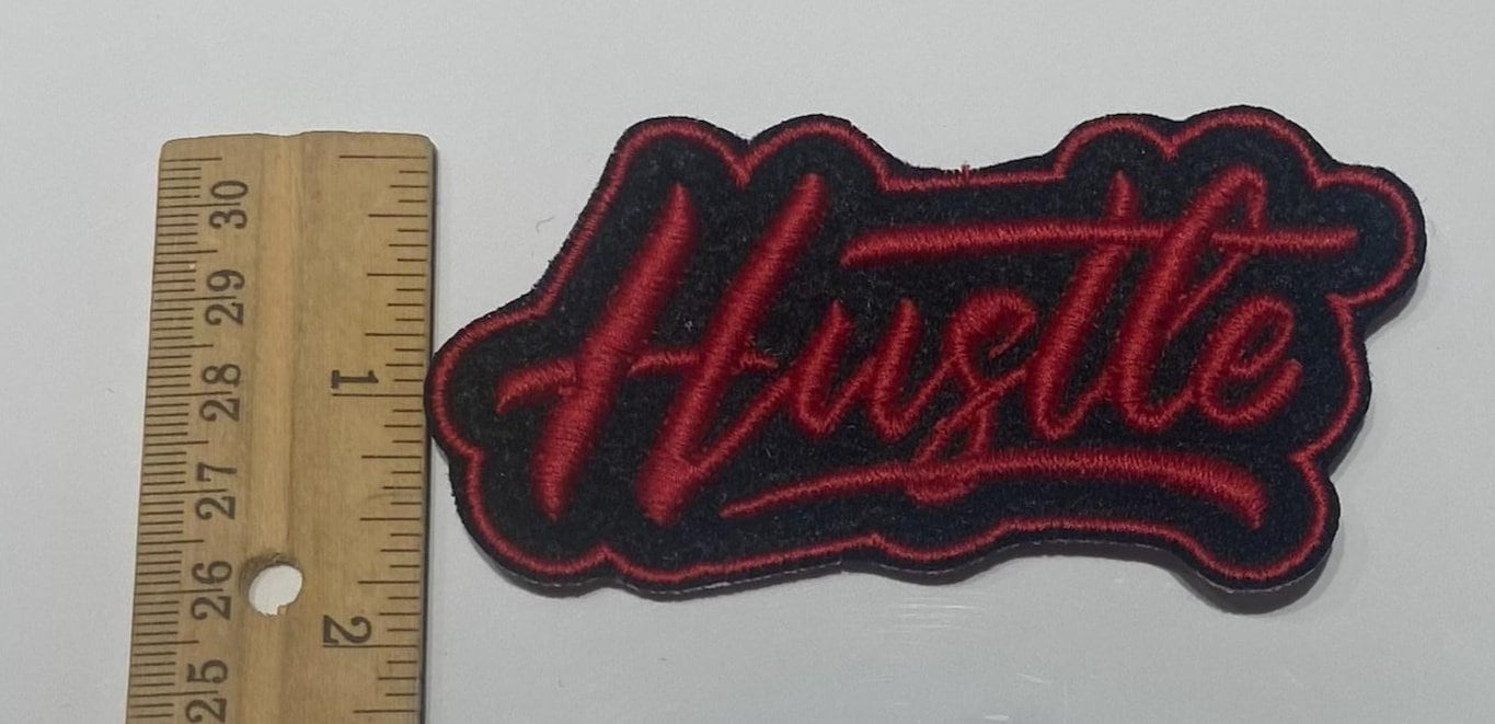 3D Foam Hustle Embroidery Patches Multi Color 3 Pack - Etsy