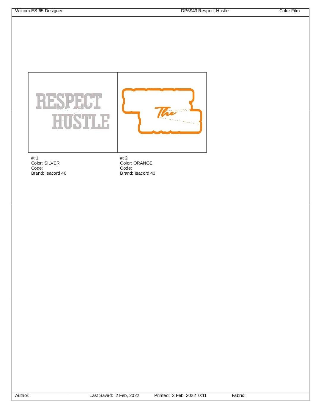 Respect the Hustle Embroidery Design - Etsy