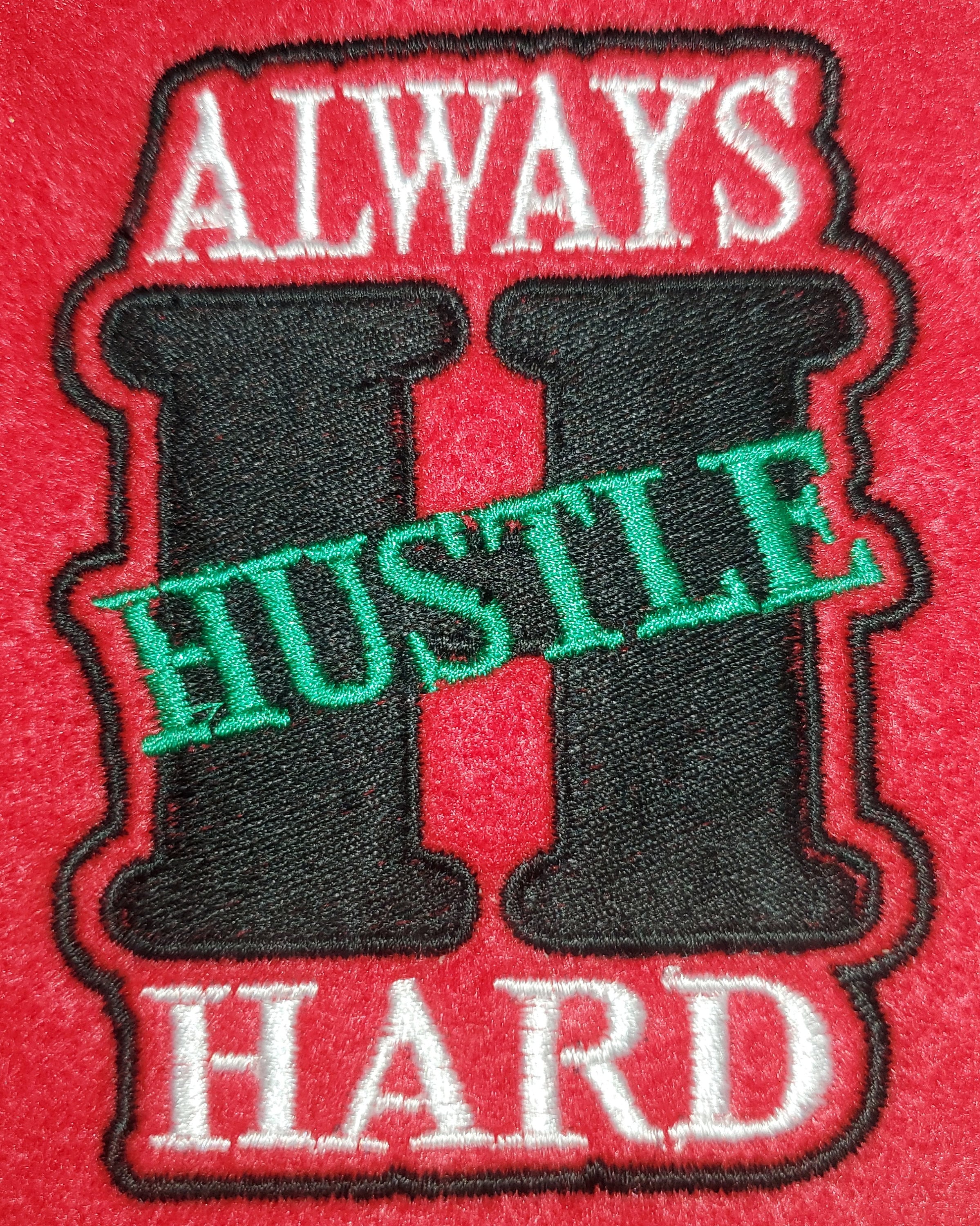 Always Hustle Hard Embroidery Design - Etsy
