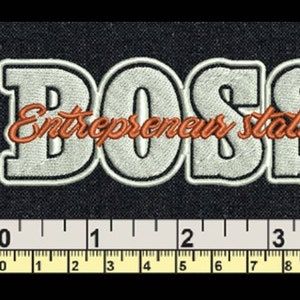 Boss Entrepreneur Status Embroidery Design - Etsy