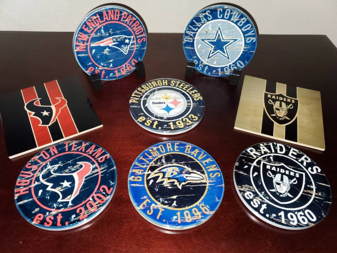 Sports Team Coasters Pack of 2 - Etsy